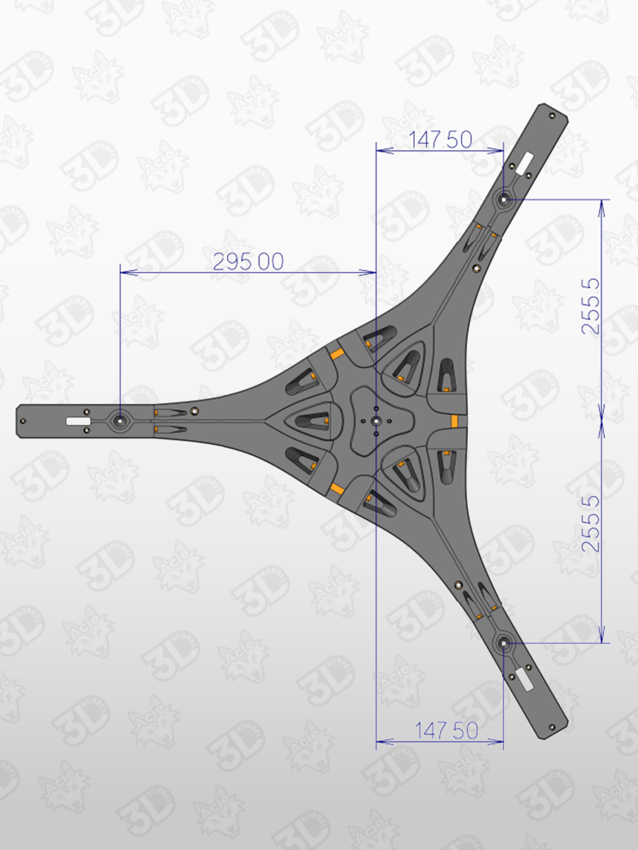 Autodarts Grundplatte DIY – passend zu Robbel3D Sets – Robbel90